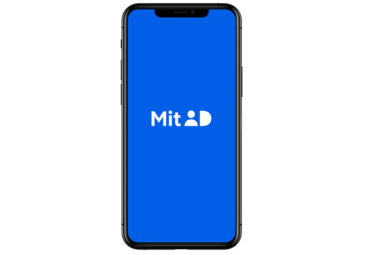 MitID til NetBank Erhverv på arbejdstelefon